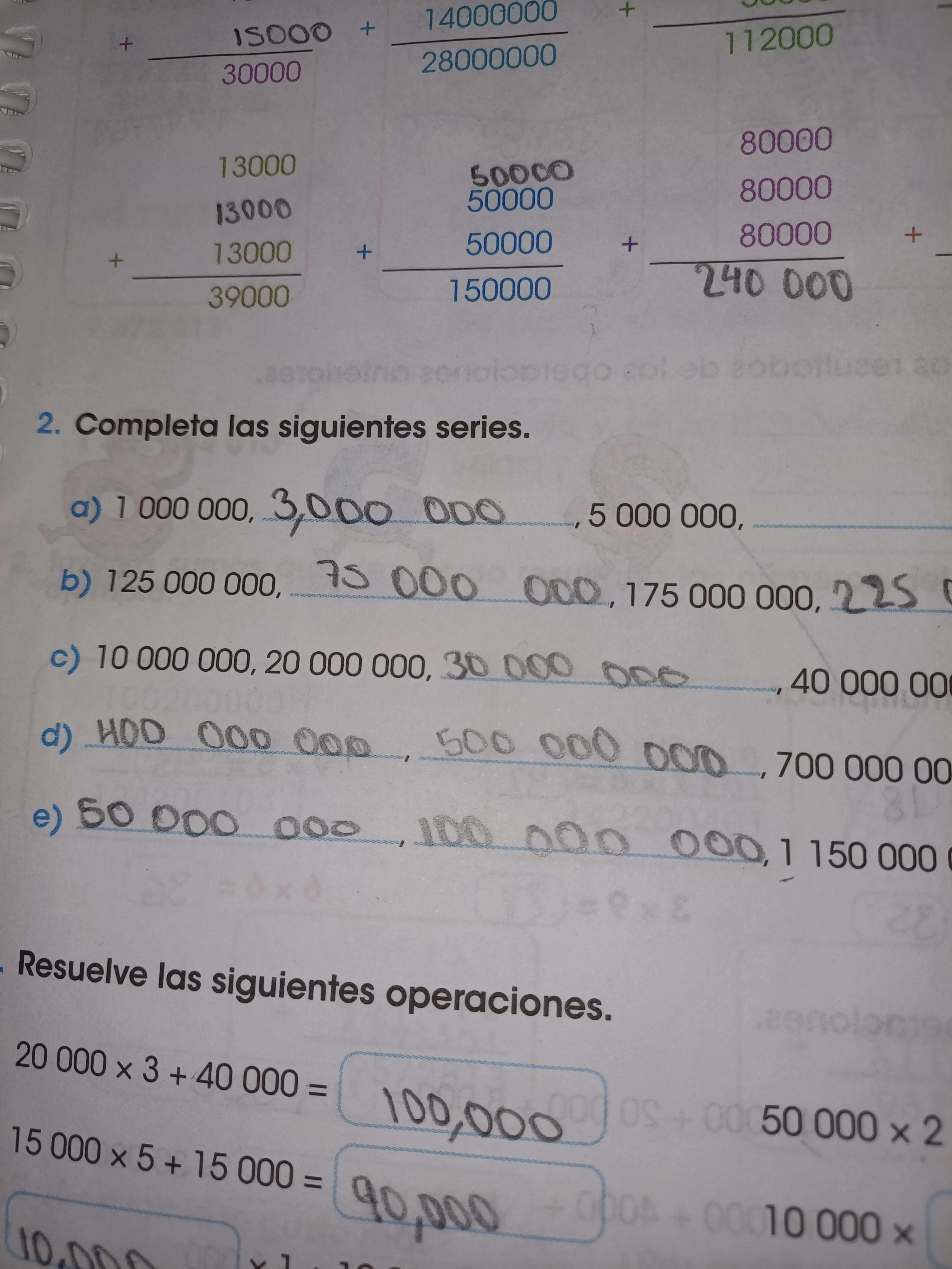 Series numéricas y operaciones matemáticas | ARTi